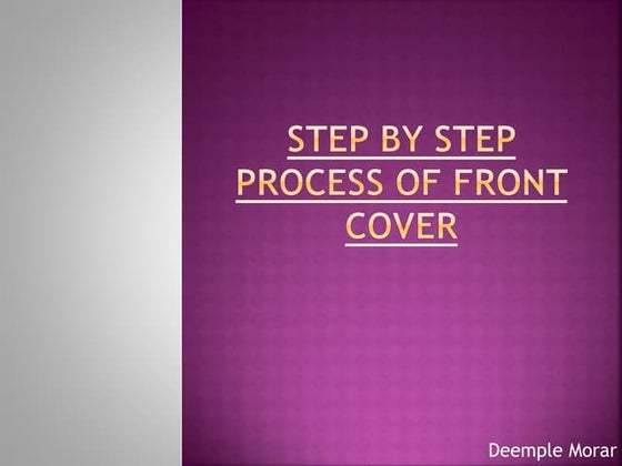 Magazine cover | PPT