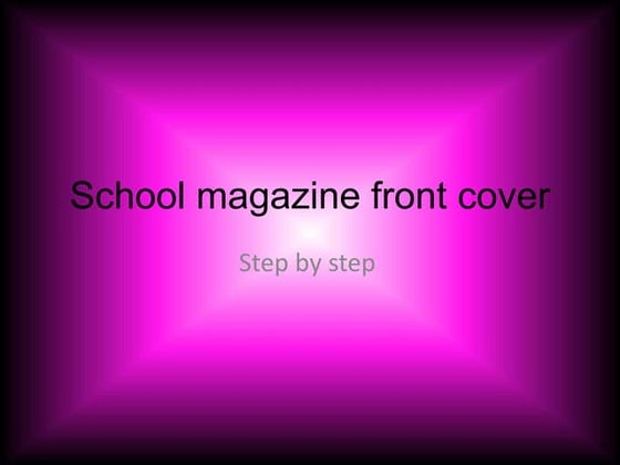 Presentation on photoshop | PPT