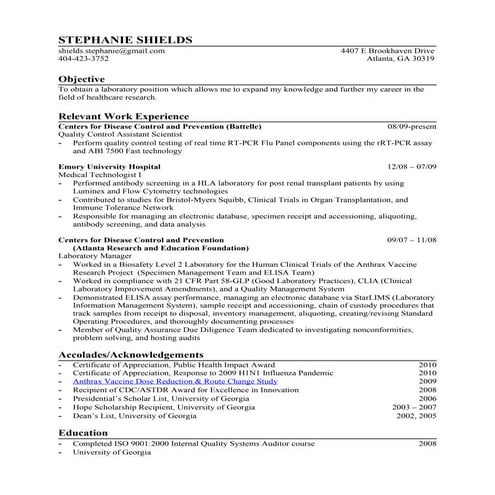 Linda Chia- Curriculum Vitae | PDF