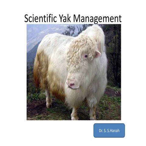 Scientific Management of Yak | PPTX