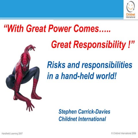 Stephen Carrick-Davies, Childnet International | PPT