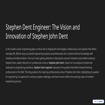 Stephen-Dent-Engineer-The-Vision-and-Innovation-of-Stephen-John-Dent.pptx