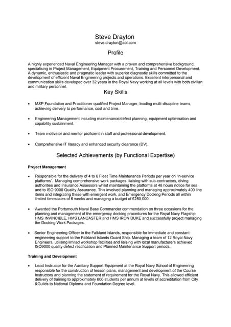 Beagley, t aviation business cv | PDF