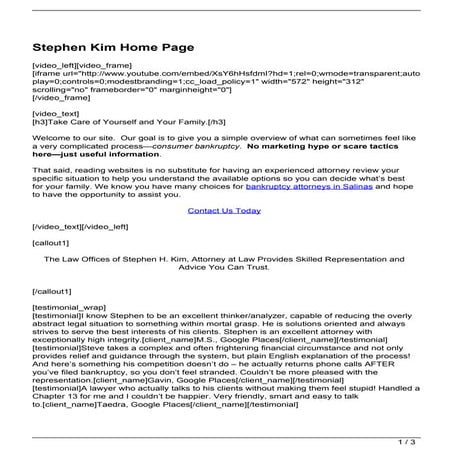 Stephen Kim Home Page | PDF