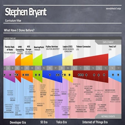 Stephen Bryant Visual CV / Résumé 2019 | PDF