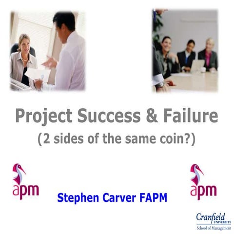 Project/programme success and failure | PPTX