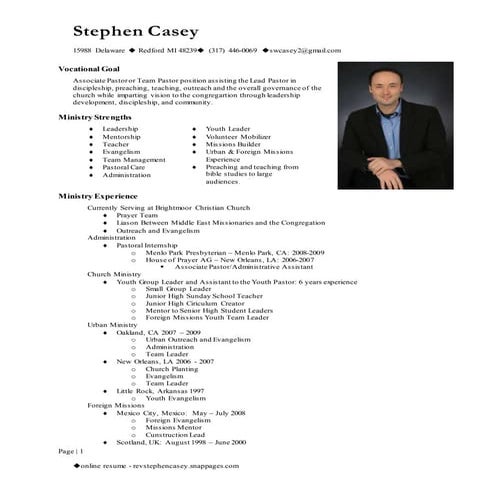 Stephen casey resume (main) | DOCX