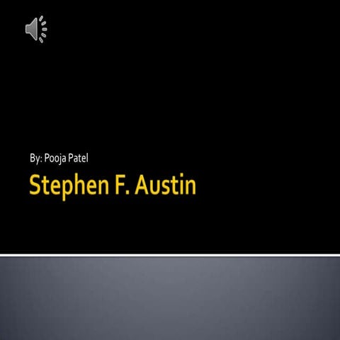 Stephen f. austin | PPTX