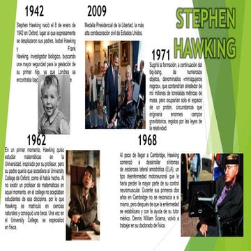 Stephen hawking infografía | PPTX