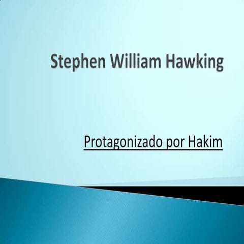 Biografía Stephen Hawking | PDF