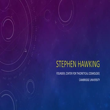 Stephen hawking | PPT