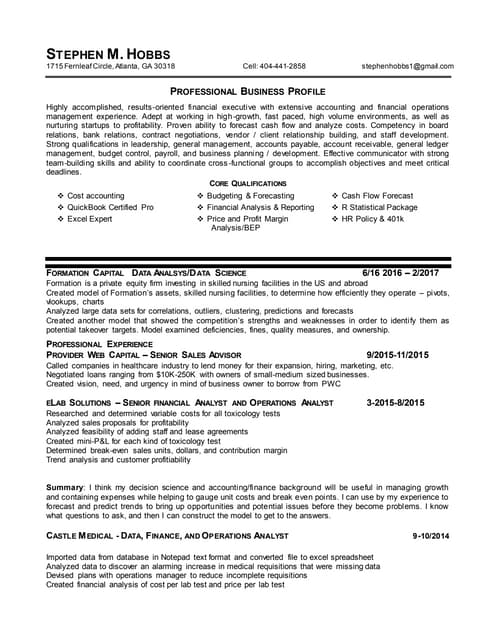Chris P. Wafer 6 Butler Resume 2016 | PDF