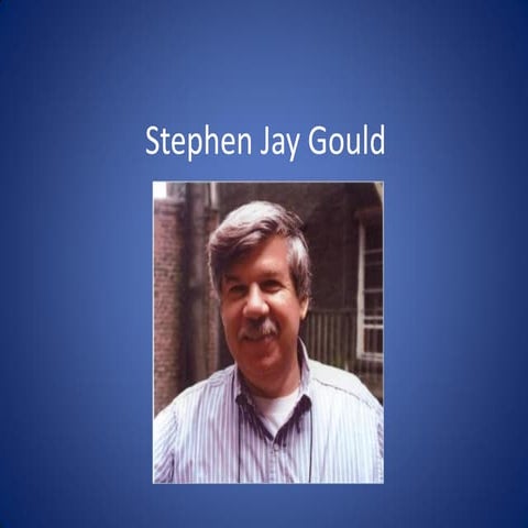 Stephen Jay Gould por Jorden | PDF