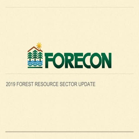 2019 Forest Resource Sector Update | PPTX
