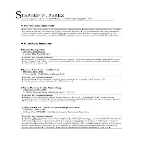 Jamie Campbell - CV | PDF