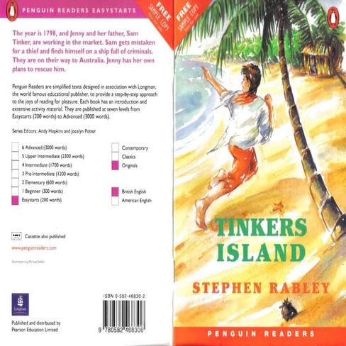 Stephen rabley tinkers island (penguin readers easystarts) (2000) | PDF