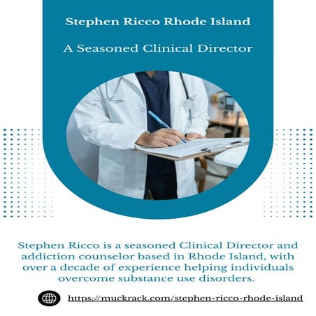 Stephen Ricco Rhode Island - A Seasoned Clinical Director | PDF