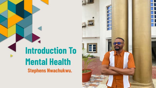 Mental Health Awareness | PPTX