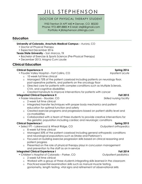 CST Resume | PDF