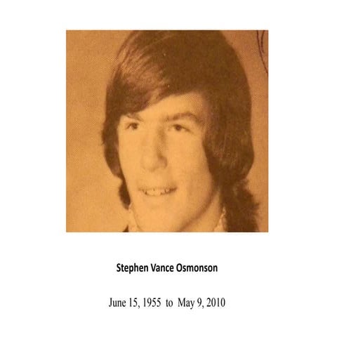 Stephen vance osmonson | PPTX