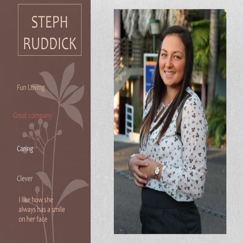 Steph ruddick slide | PPTX