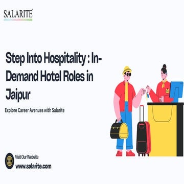 Step Into Hospitality In-Demand Hotel Roles in Jaipur.pdf