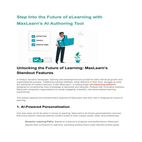 Step Into the Future of eLearning with MaxLearn’s AI Authoring Tool.pdf