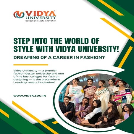Step into the World of Style with Vidya University!.pdf