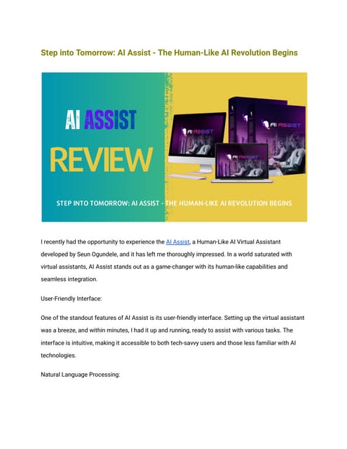 Exploring the World of AI and about the AI tools | PPT