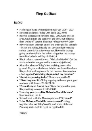 Example Extended Step Outline | PDF