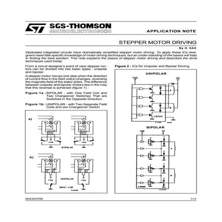 Stepper motor | PDF