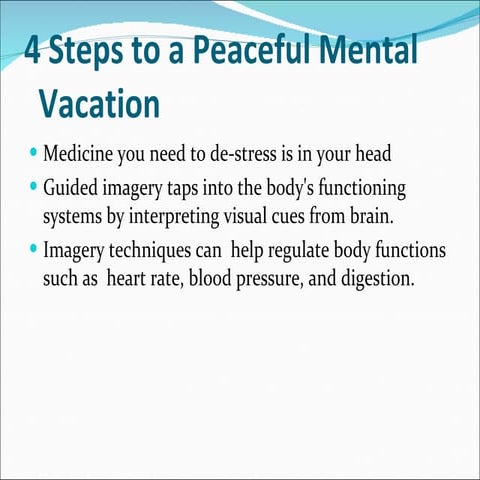 Steps For Relaxation | PPT