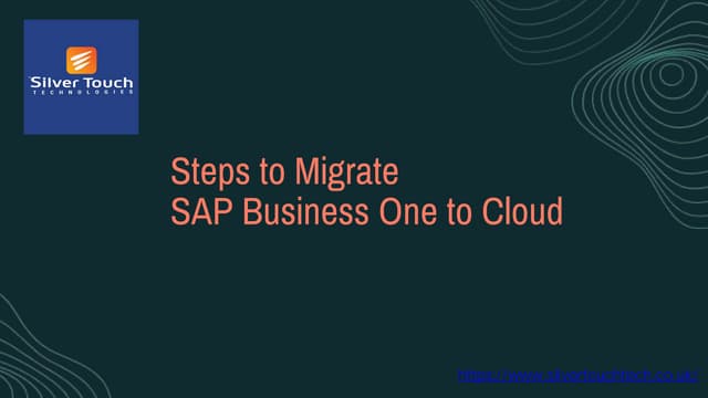 Step To Migrate Sap Business One To Cloud Ppt