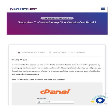 Steps How To Create Backup Of A Website On cPanel.pdf