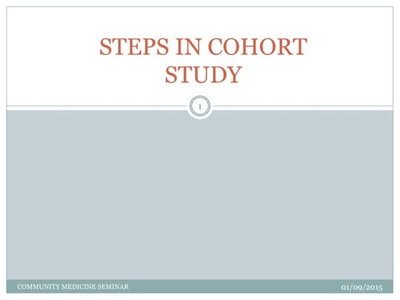 Chorot study | PPT