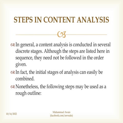 Steps in Content Analysis and How to Conduct Them - Mass Media Research ...