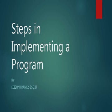Steps in Implementing a Program.ppsx