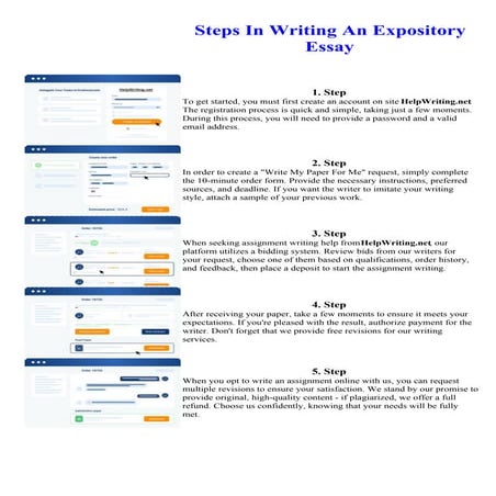Steps In Writing An Expository Essay | PDF