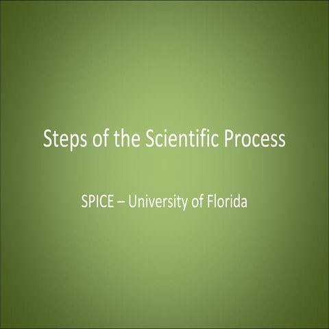 Steps of the scientific method | PPT