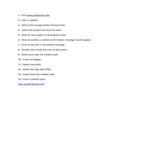 Steps Slideshare | DOC