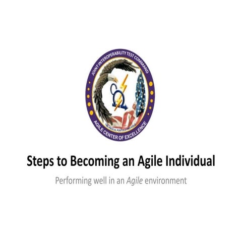 Steps to Becoming an Agile Individual | PPT