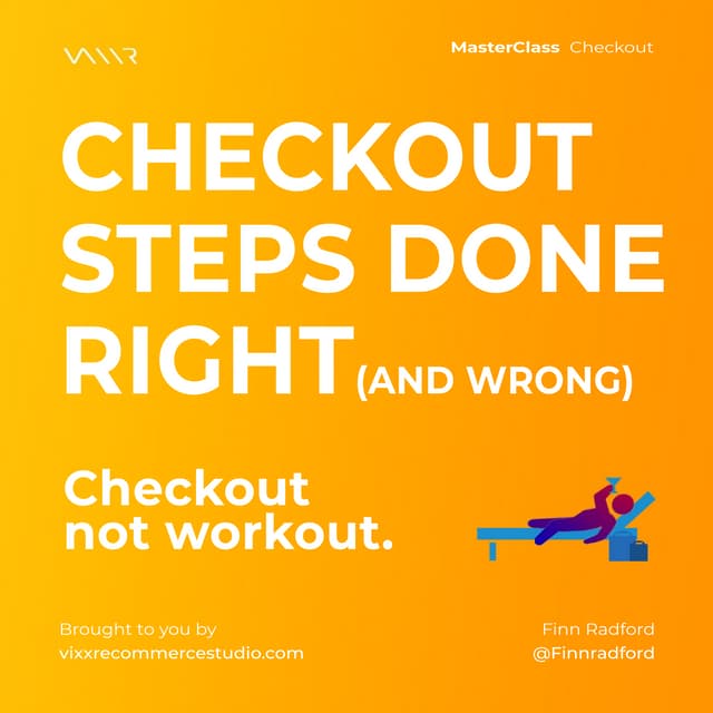 Checkout steps done right (and wrong)
