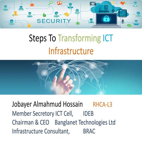 Steps to Transforming ICT Infrastructure | PDF