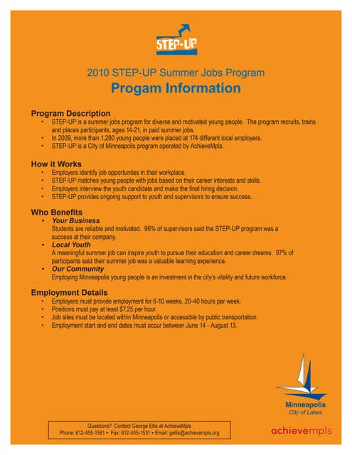 Worksite orientation UAU SYEP 2021 | PPTX | Resume Writing and Advice | Job Search