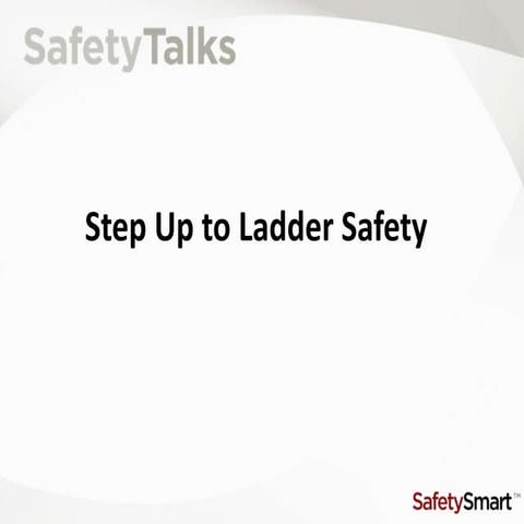 Step up to ladder safety | PPT