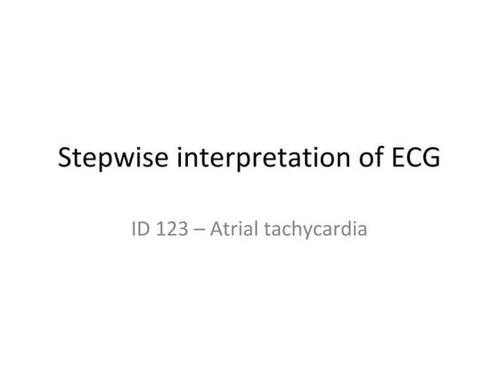 ECG #9 - ID594a - acute ASMI | PPT