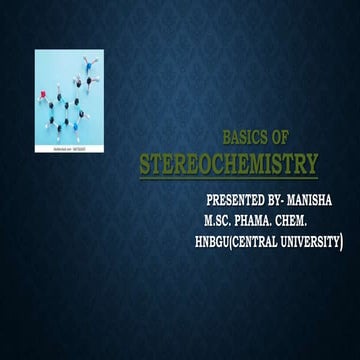 some concepts of stereochemistry | PPTX | Chemistry | Science