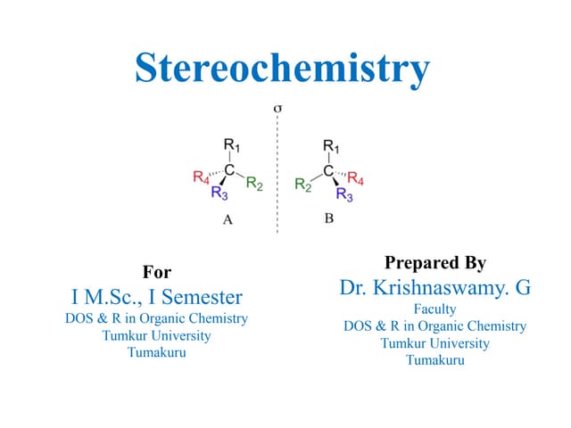 Stereochemistry: Various projection formulas and their inter conversion ...