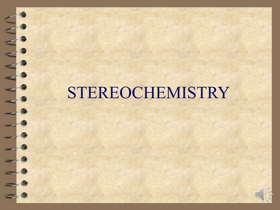 Stereochemistry: Various projection formulas and their inter conversion ...
