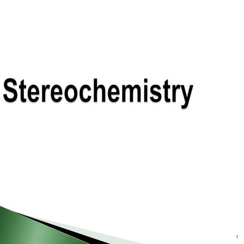 STEREOCHEMISTRY organic chemistry isomers | PPT